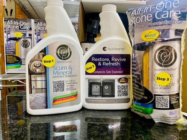 Composite Granite Sink Cleaners, Restoration Kit – Supreme Surface Cleaners