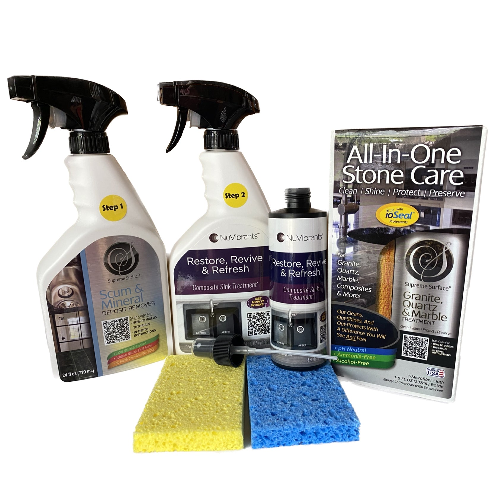 Composite Granite Sink Cleaners, Restoration Kit – Supreme Surface Cleaners